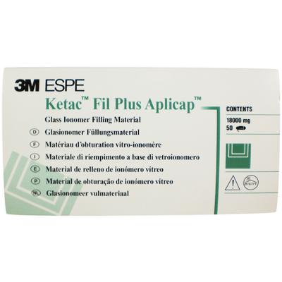 Ketac Fil Plus Aplicap Glass Ionomer Restorative Capsule Refill, 50/Pkg ...