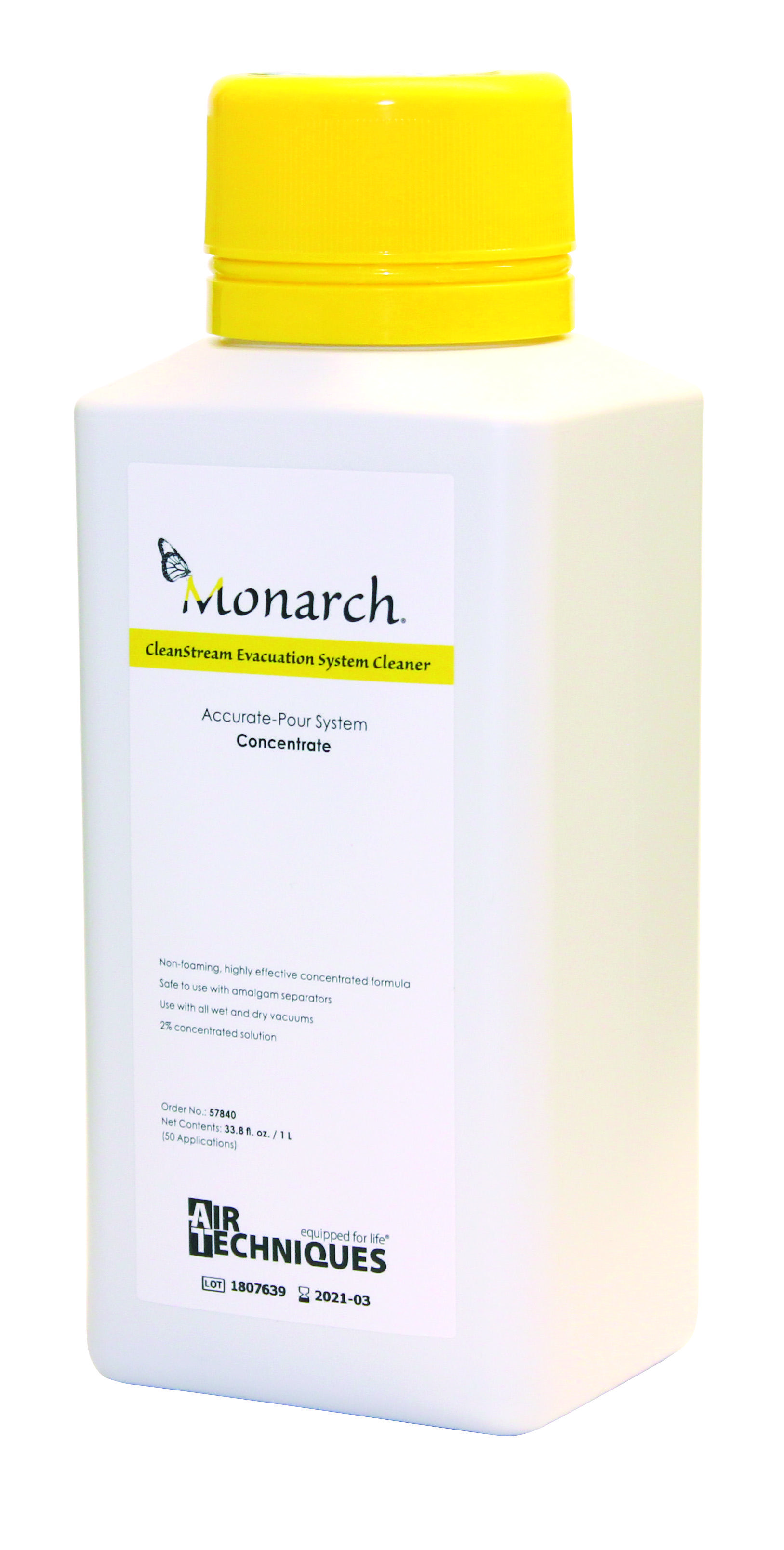 Monarch CleanStream Evacuation System Cleaner 1 Liter (33.8oz)