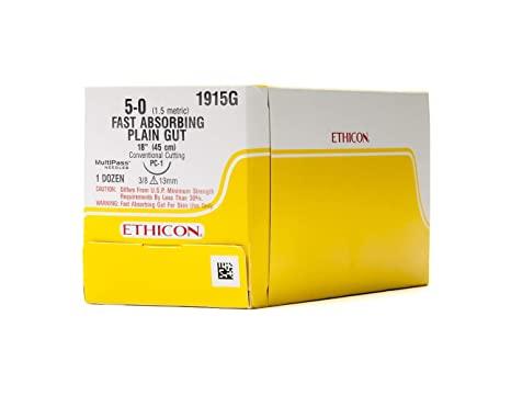 Ethicon 3-0 Plain Gut X-1 18" (12/Pkg)