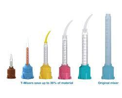 Mixing Tips Yellow "T-Mixers" (40)