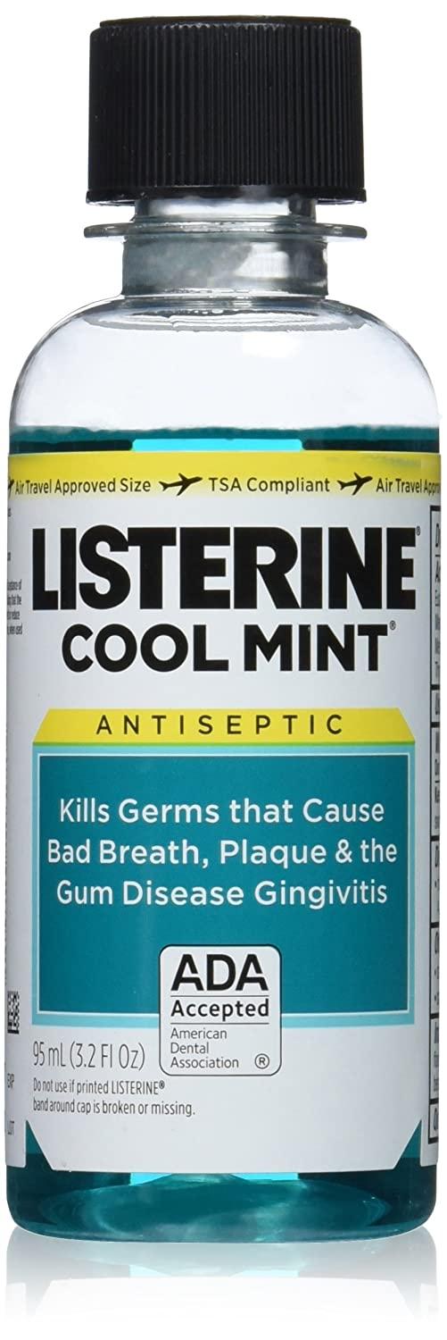 Listerine Cool Mint 3.2oz Patient Trial Size 24/Case