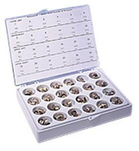 Aluminum Temporary Molar Crown Kit (96)