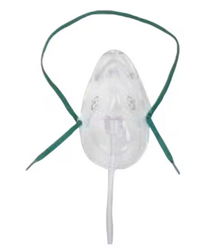 Oxygen Mask Airlife, Under The Chin Style,Vinyl, 7 ft Tubing