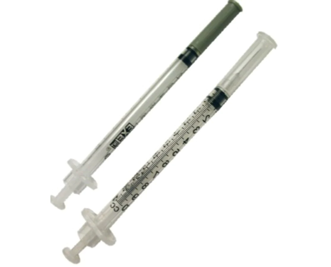 Allergy Syringes 1cc 25/Tray, 40 Trays/Case