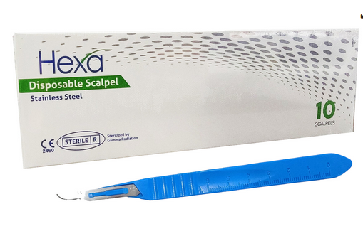 Scalpels Disposable Stainless Steel 10/Box (Sky Choice)