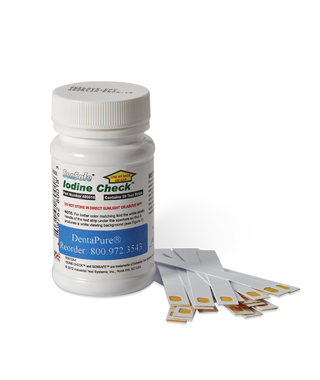 Iodine Test Strips (Box of 50) (Crosstex)