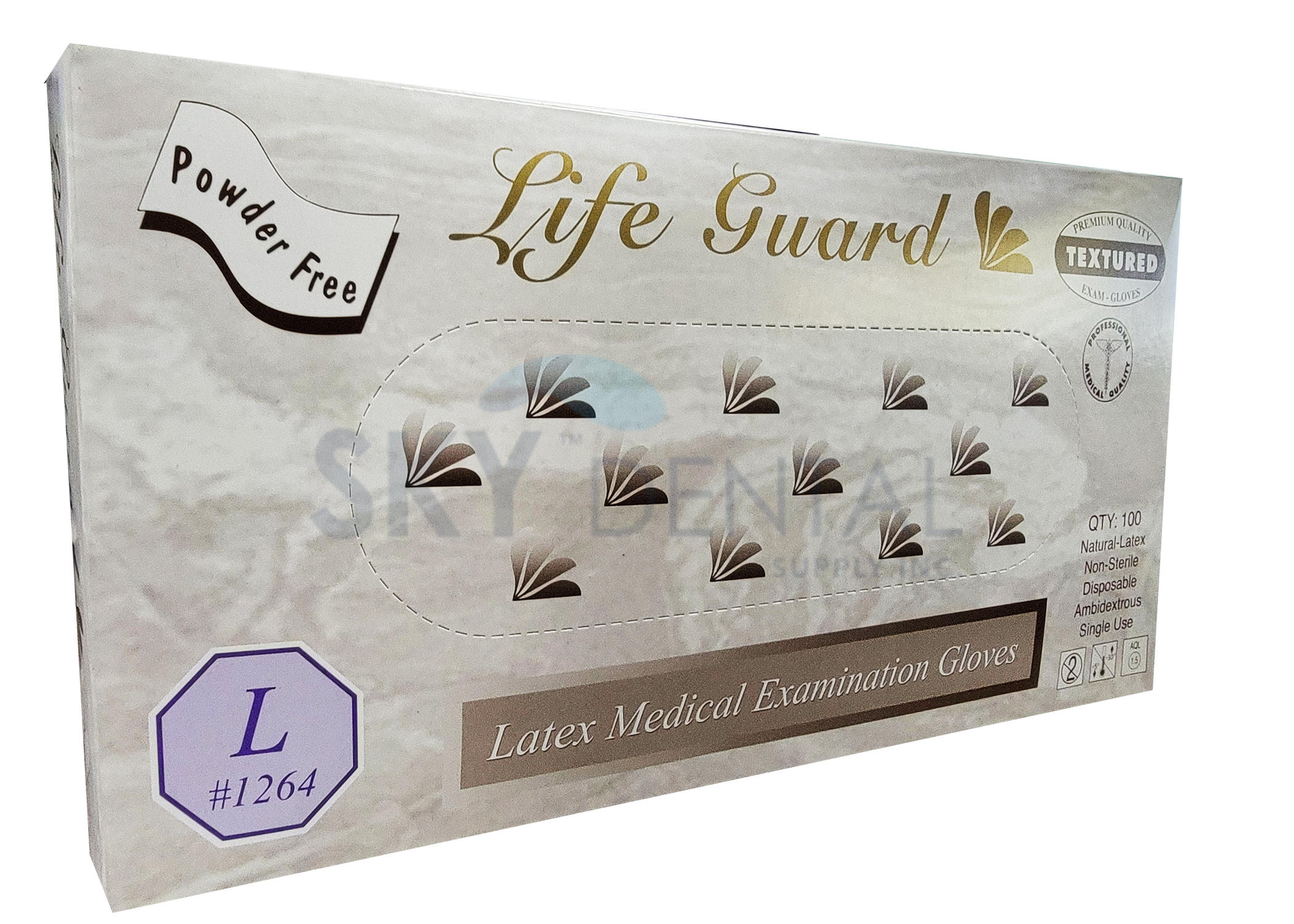 Gloves Latex P/F (100) (LifeGuard)