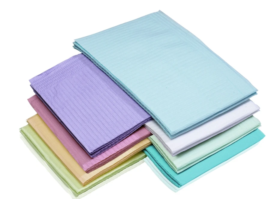 Bibs 2ply + Poly 13" x 18" 500/Case (Sky Choice)