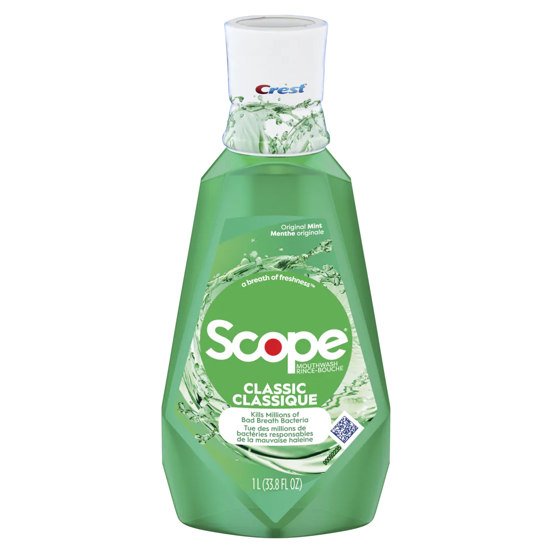 Scope Mouthwash 1 Liter Original Mint 6/Case