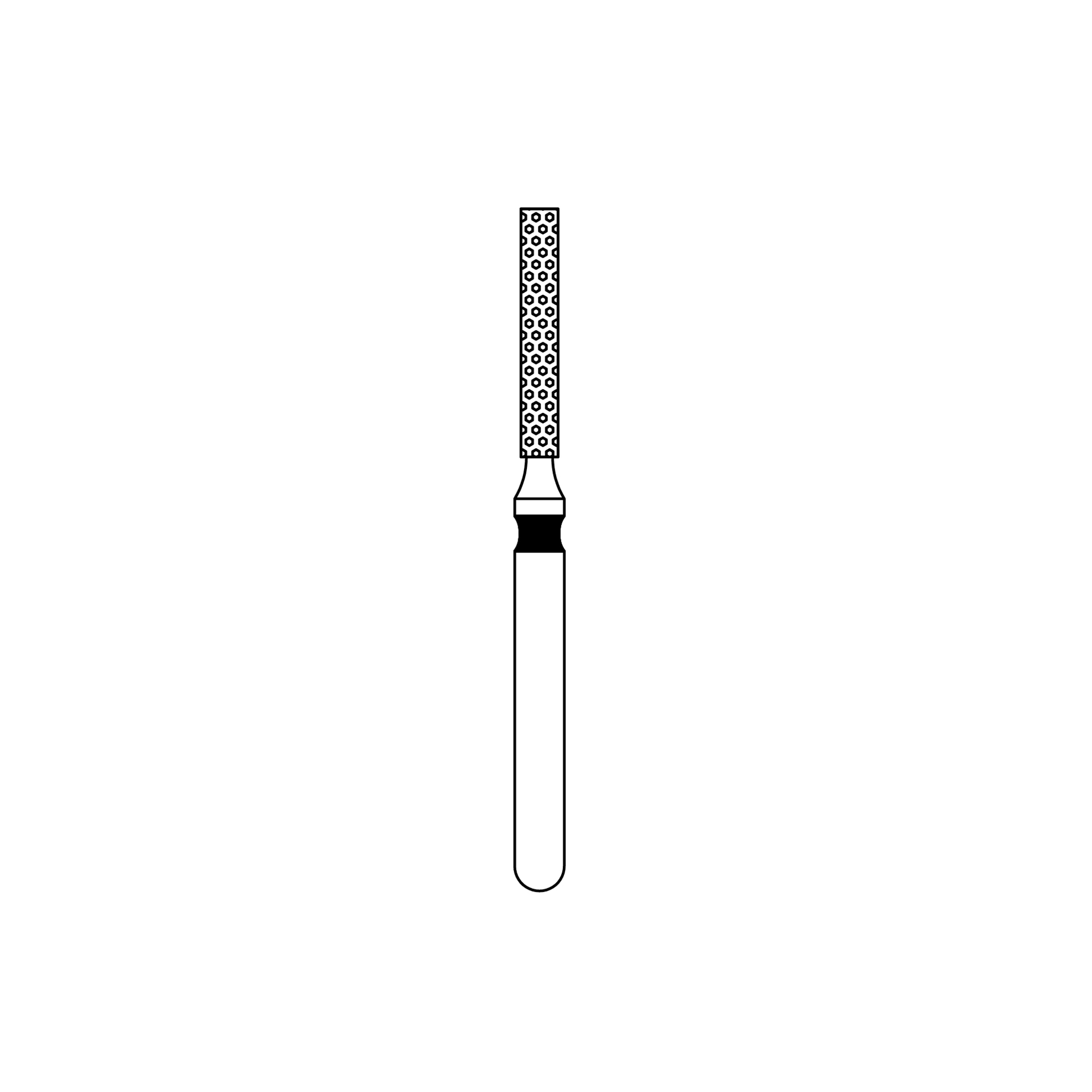 Priva Diamond 5-Pk 837-012XC Extra Coarse Flat End Cylinder (Premier)