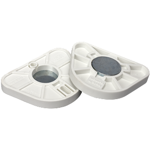 Quickmount Plates White W/Disks 20