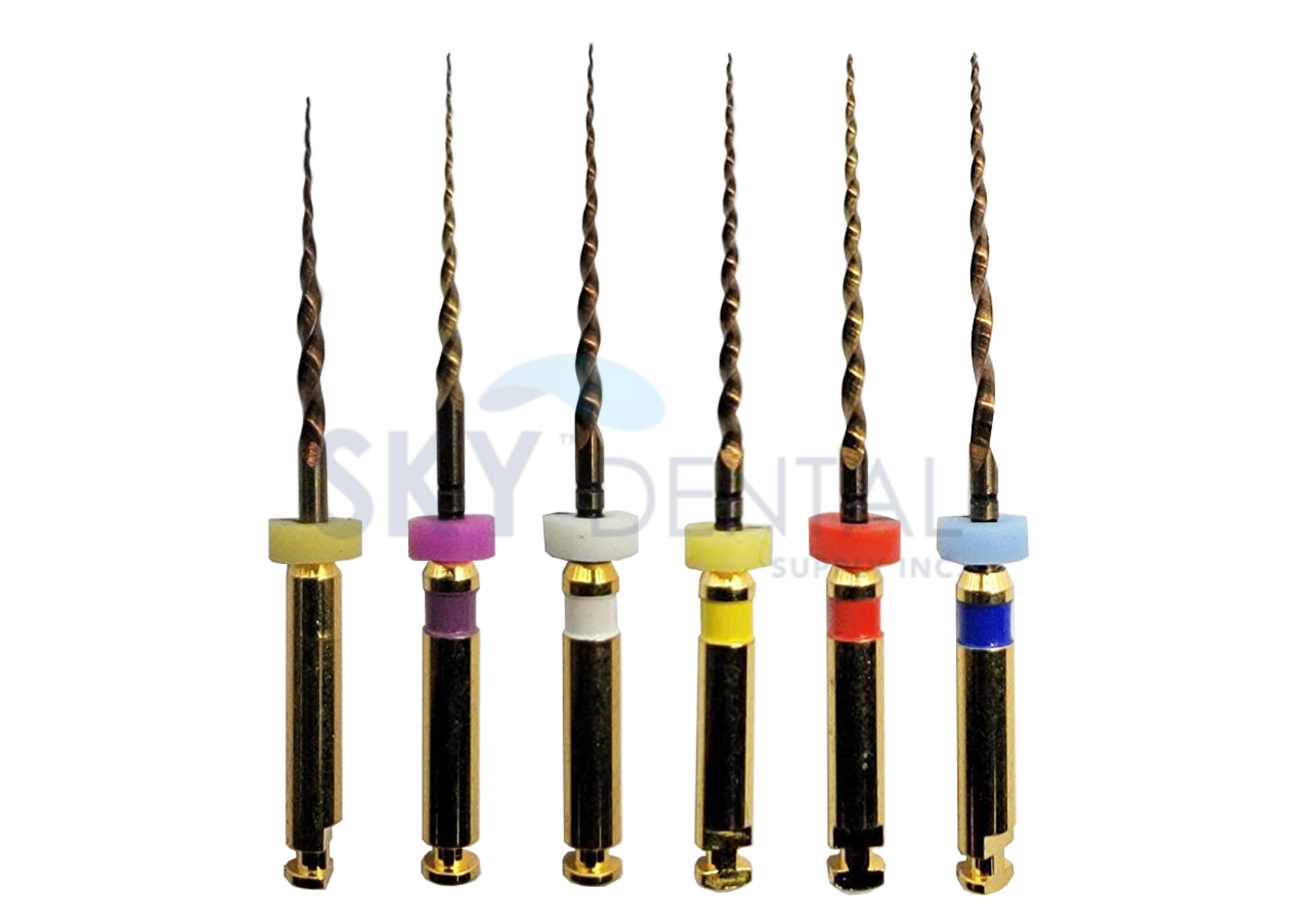 Gold taper+ Files 21mm 6/Pkg (Sky Choice)