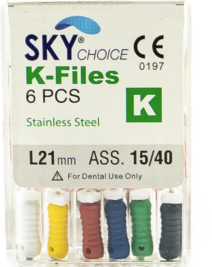 K-Files Stainless Steel 21mm (Sky Choice)