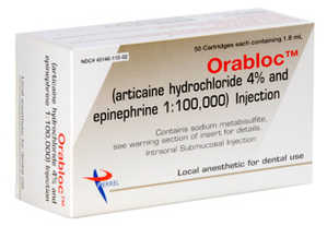 Anesthetic- Injectable Cartridges