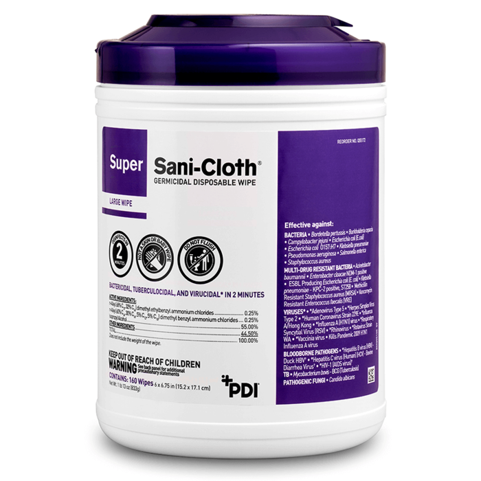 Super Sani Cloth Germicidal Disposable Wipe Super Sani Cloth Germicidal Disposable Wipe