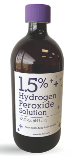 Pre Treatment Oral Rinse Solution Hydrogen Peroxide 1.5% 22oz
