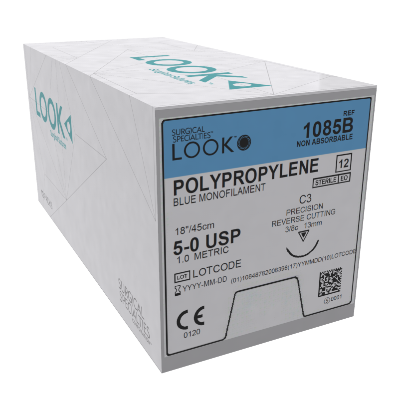 Look Sutures Polypropylene 12/Pkg