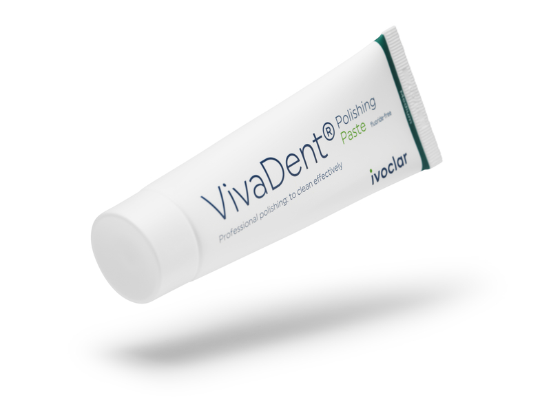 VivaDent Polishing Paste Medium Fluoride Free 80g Tube