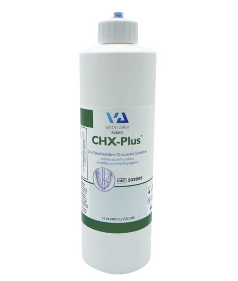Chlorhexidine Gluconate 2% CHX-Plus irrigation Solution 16oz. (480mL ...