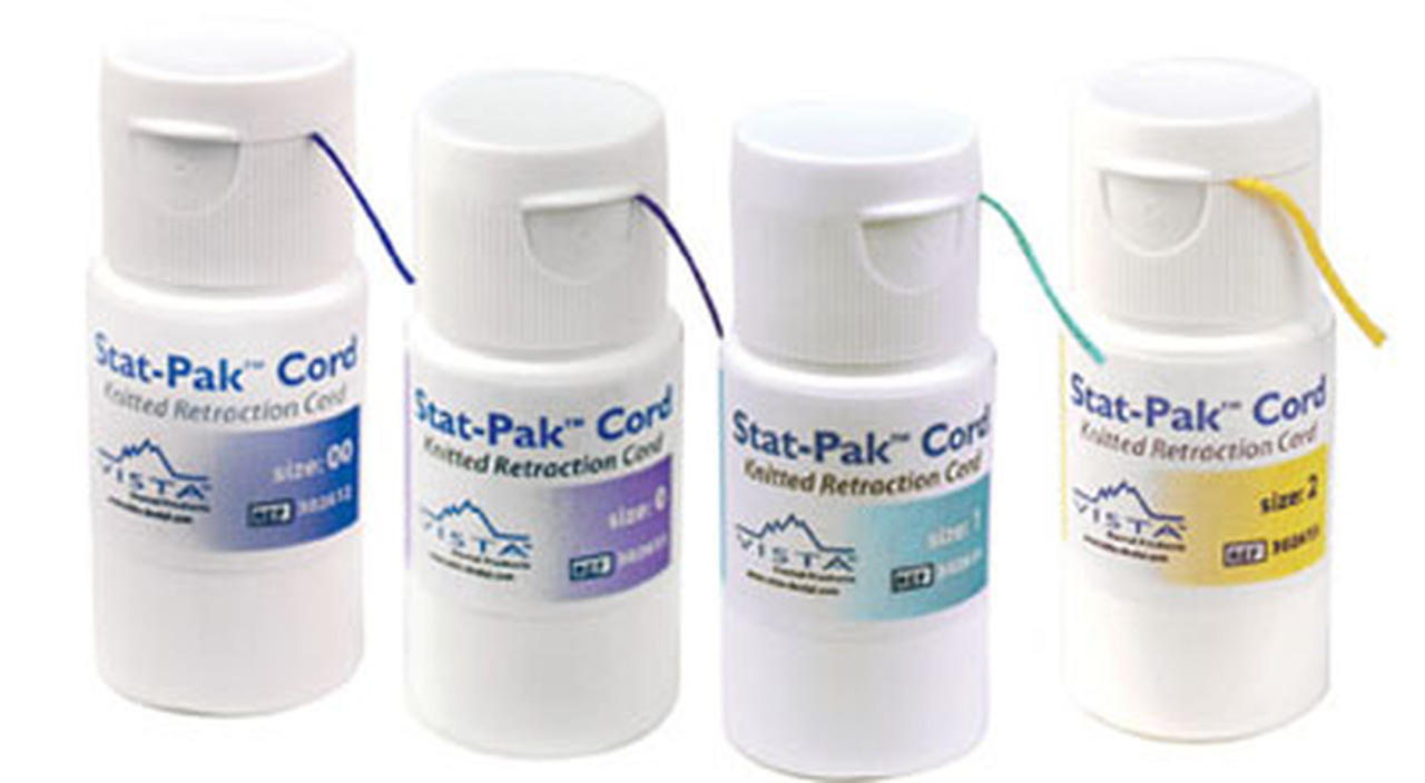 Stat-Pak Knitted Retraction Cords, 100" (Vista)