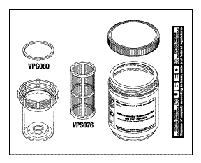 Solid Collector/Vac Canister 3/4"